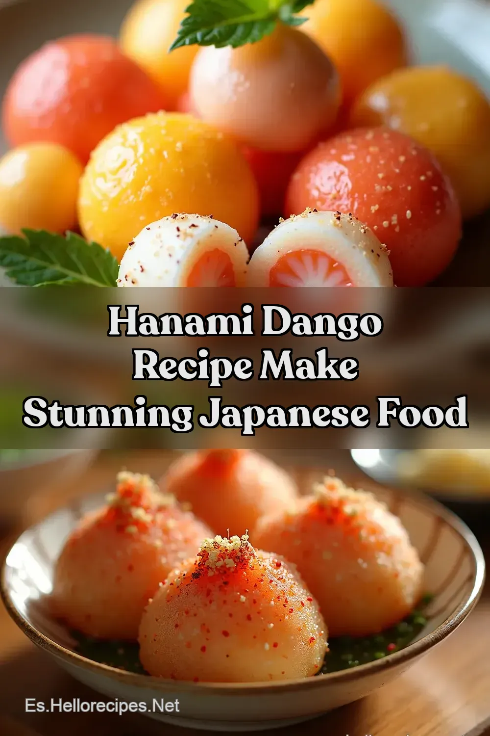 Dango Casero Fácil Cmo hacer HANAMI DANGO bolitas - ES…