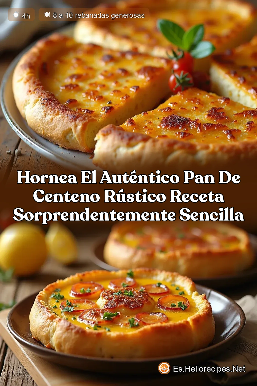 Pan de Centeno Rústico Receta Casera Saludable y sin…