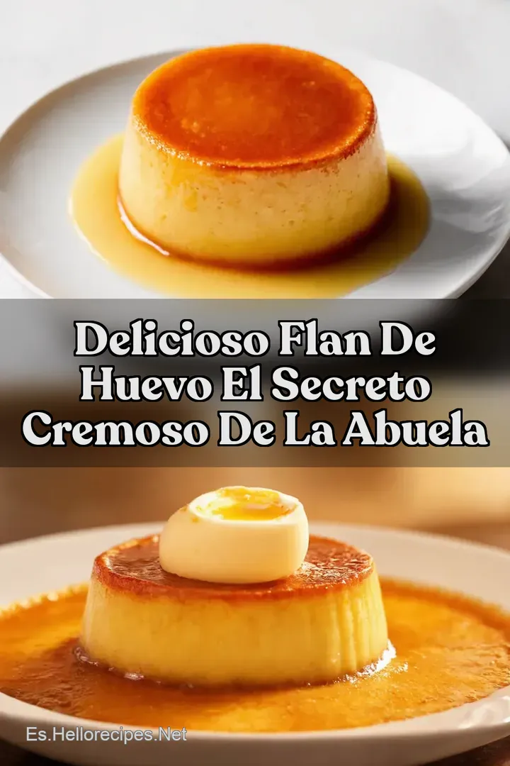 Cómo Hacer Flan de Huevo Cremoso Receta de la Abuela